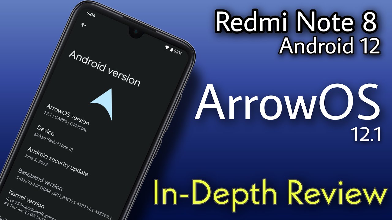 ArrowOS In-depth Review on Redmi Note 8 | Android 12 | Custom ROM ...