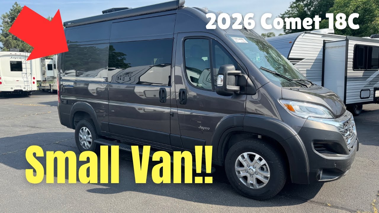 A Tiny Class B Van!! | 2026 Jayco Comet 18C - YouTube