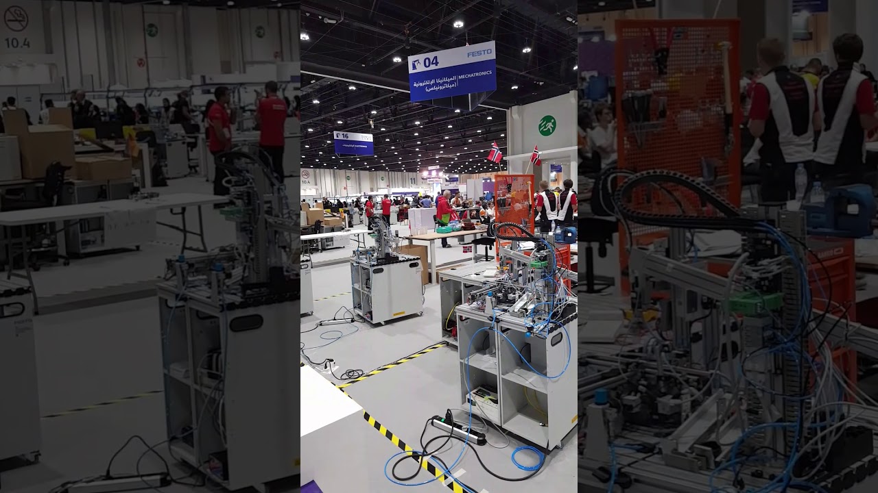 Mechatronics Skill - Abu Dhabi Worldskills Competition 2017 - YouTube