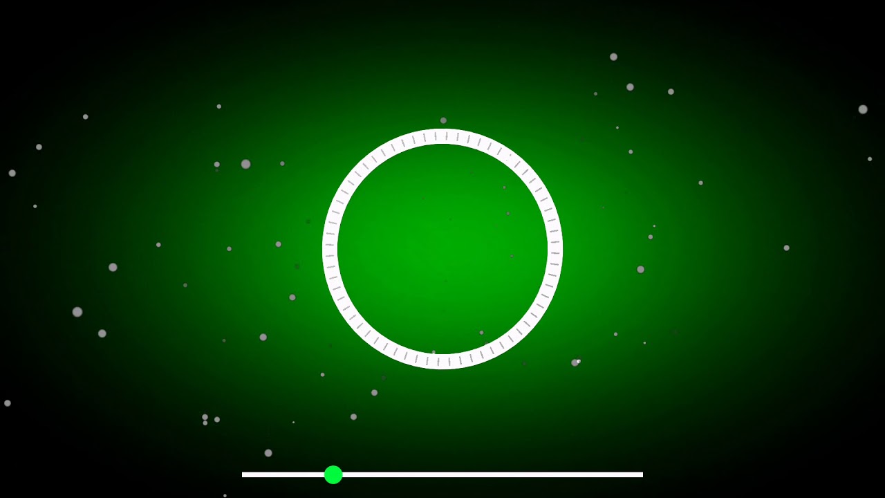 Greenscreen spectrum with music partixles and time bar - YouTube