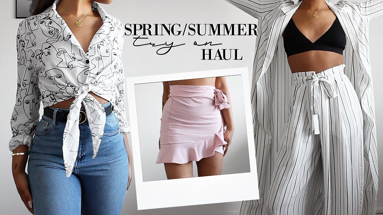 Spring/Summer Try On Clothing Haul - YouTube