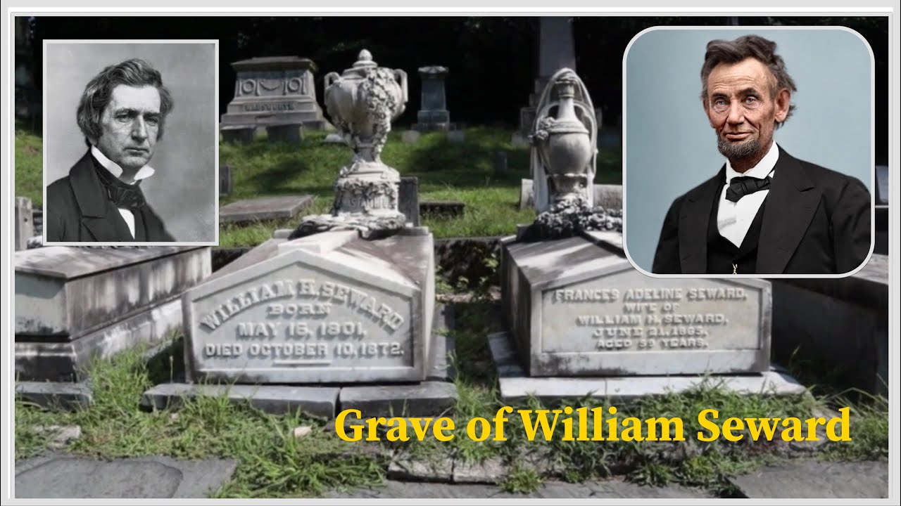 William Seward's Gravesite; Abraham Lincoln’s Secretary of State - Fort Hill Cemetry, Auburn, NY ...