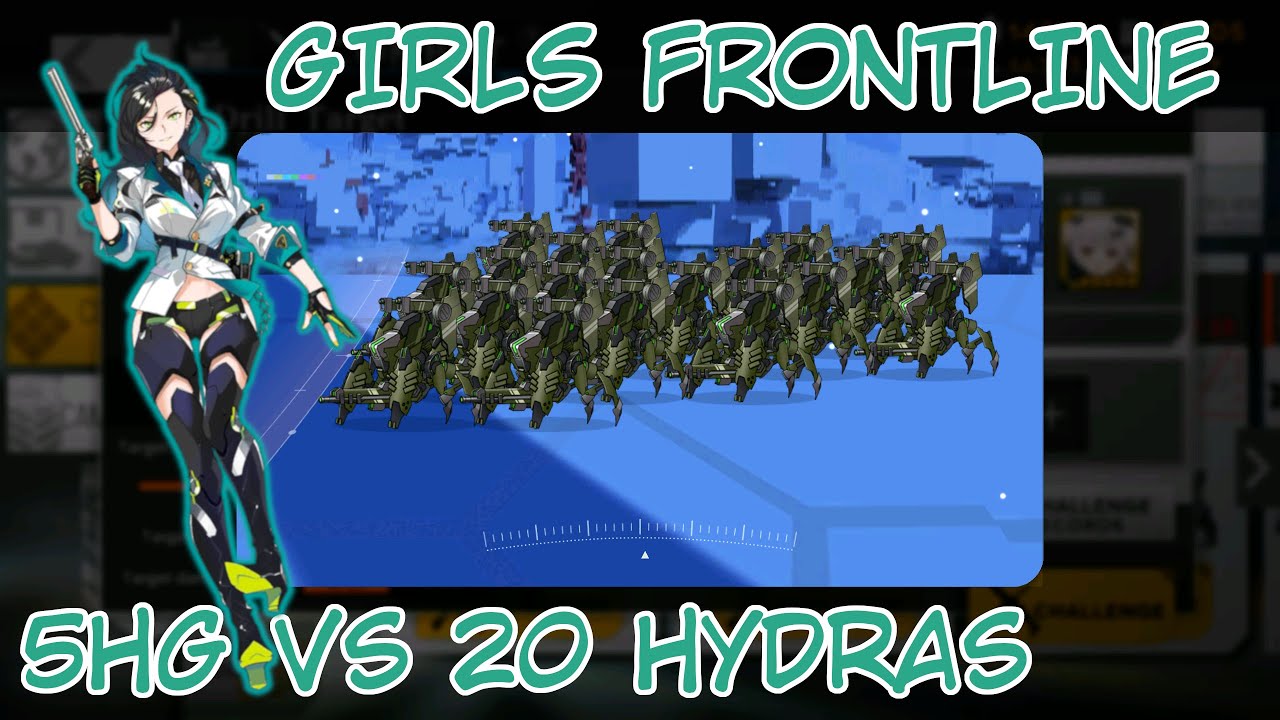 Girls' Frontline - 5 HG vs 20 HYDRA [Target Practice] - YouTube