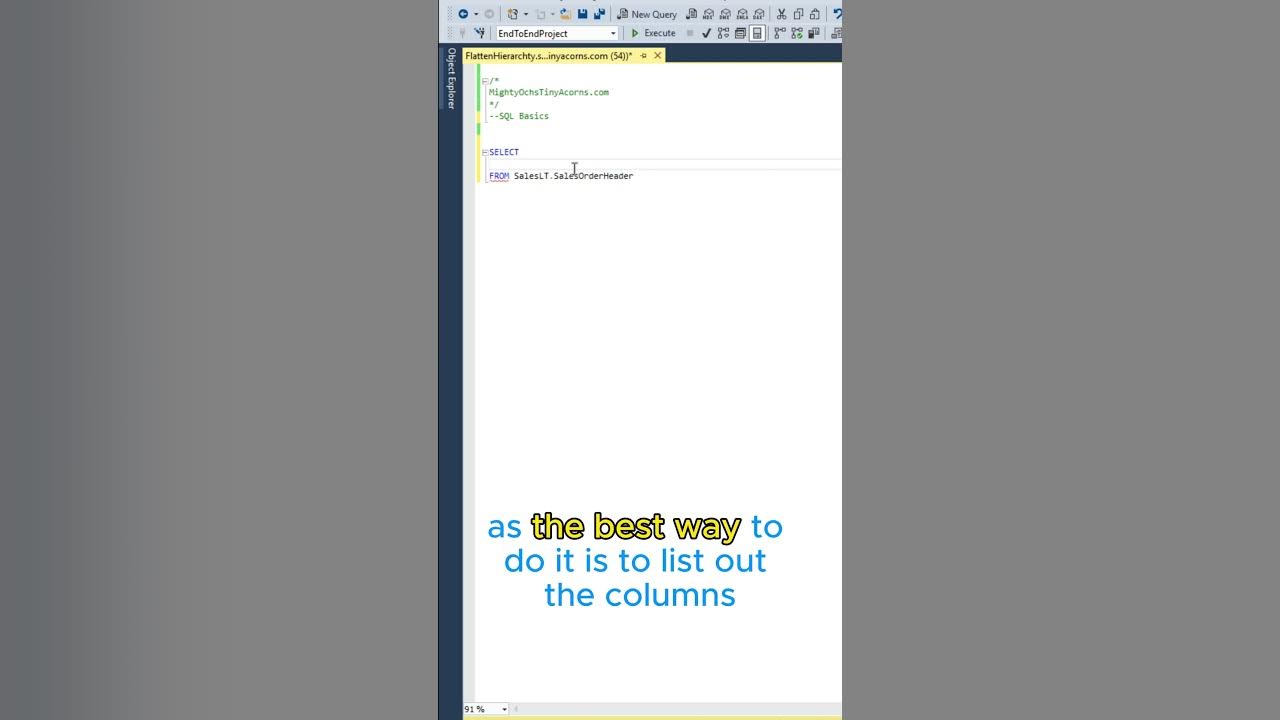 SQL Tutorial SELECT and FROM - YouTube
