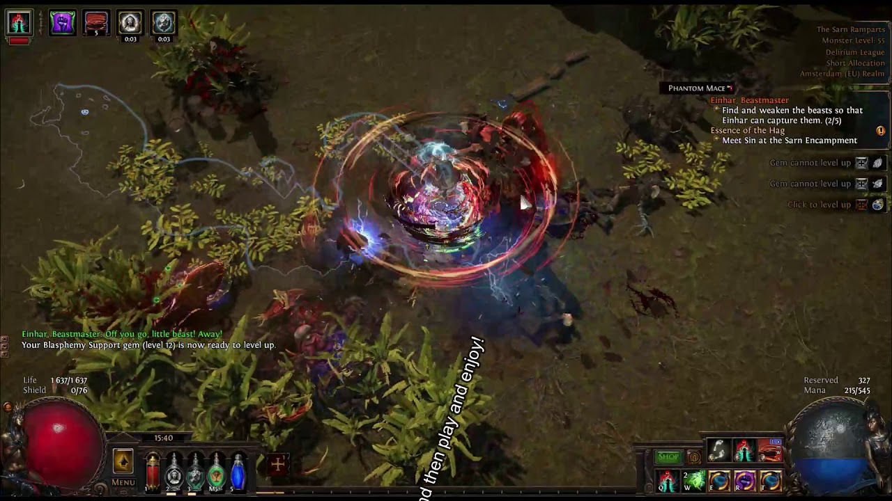 PoE Gladiator Thunder Cyclone - YouTube