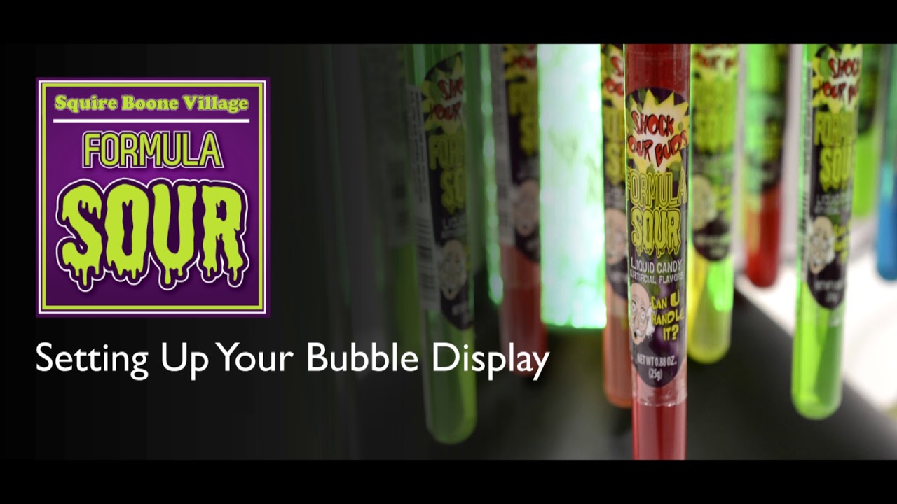 Formula Sour Bubble Display | Getting Started & Set-up - YouTube