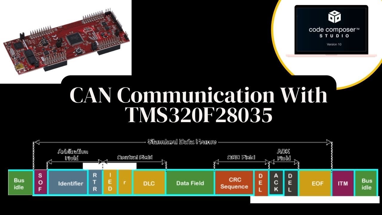 CAN Communication with TMS320f28035 - YouTube