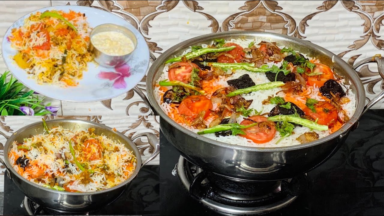 Masoor dal biryani recipe - YouTube