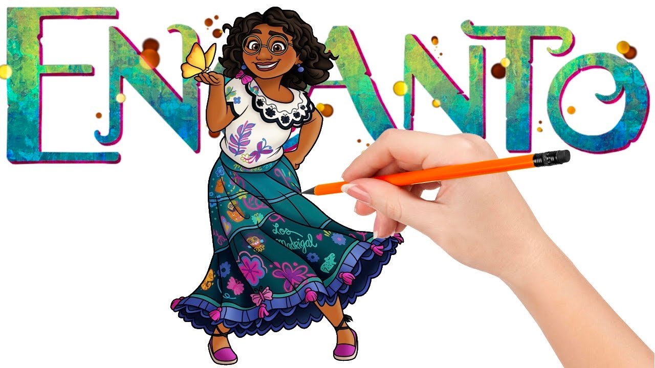How to draw - Mirabel Madrigal is friendly to all who come to Casita ...
