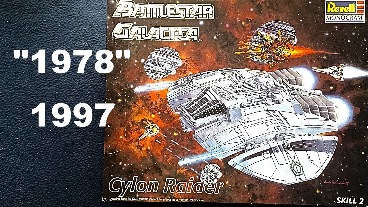 re-UNBOXING: REVELL MONOGRAM, BATTLESTAR GALACTICA Cylon Raider, 85 ...