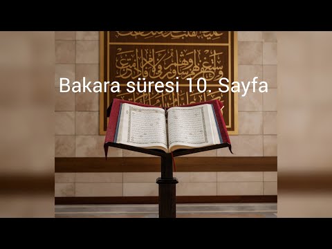 Elif Ba Ders 30 İhfa  Bakara suresi 10.sayfa (Surah al-Baqarah)