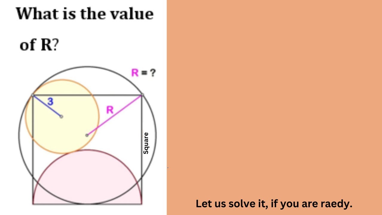 WHAT IS THE RADIUS, R OF THE CIRCUMSCRIBED CIRCLE? - YouTube