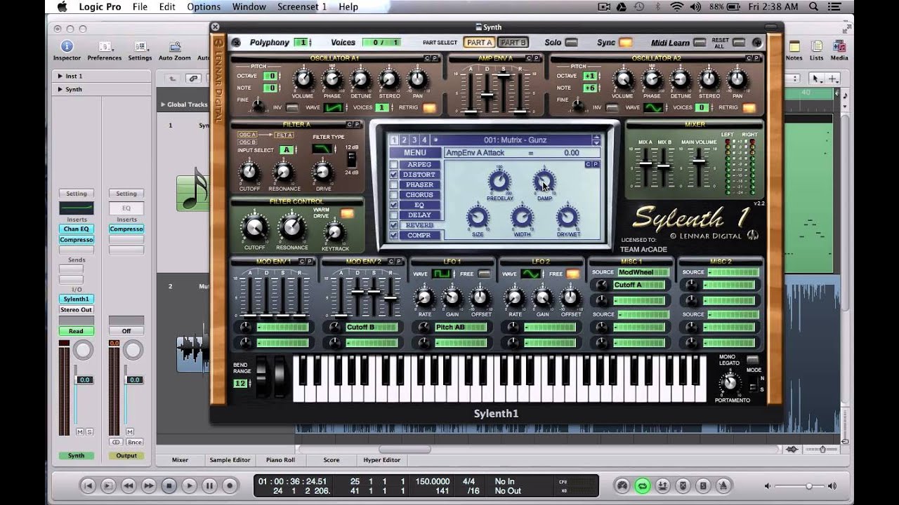 Sylenth Tutorial: Mutrix - Gunz - YouTube