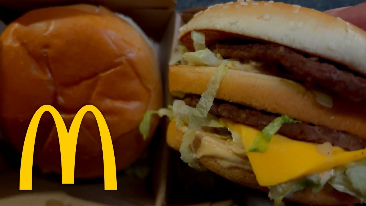 ASMR MCDONALD’S BIG MAC & MCDOUBLE CHEESEBURGER MUKBANG EATING SOUNDS ...