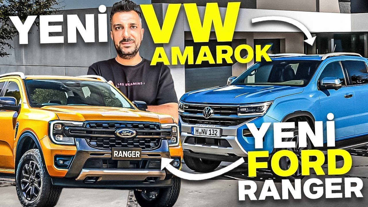 2023 Yeni VW Amarok ve Yeni Ford Ranger | Dünyadaki İlk Gösterim - YouTube