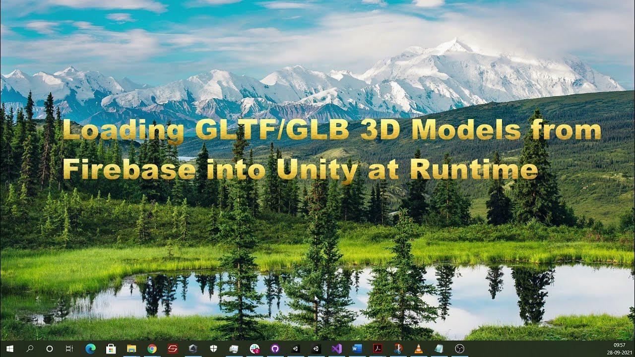Loading GLTF/GLB 3D Models from Firebase Storage into Unity at Runtime - YouTube