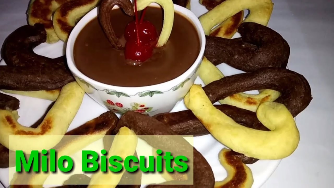 How to Make Easy Milo Biscuits | Milo Biscuits - YouTube