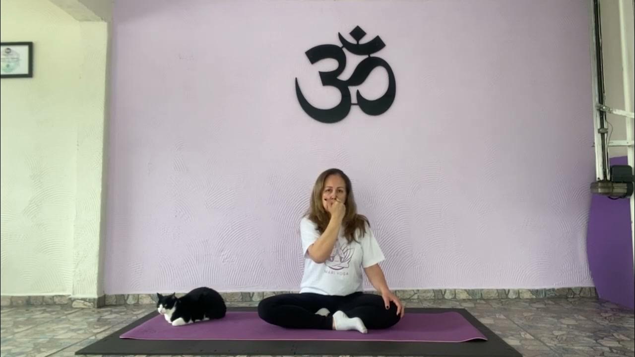 Anuloma Pránáyáma - Mari Yoga - YouTube