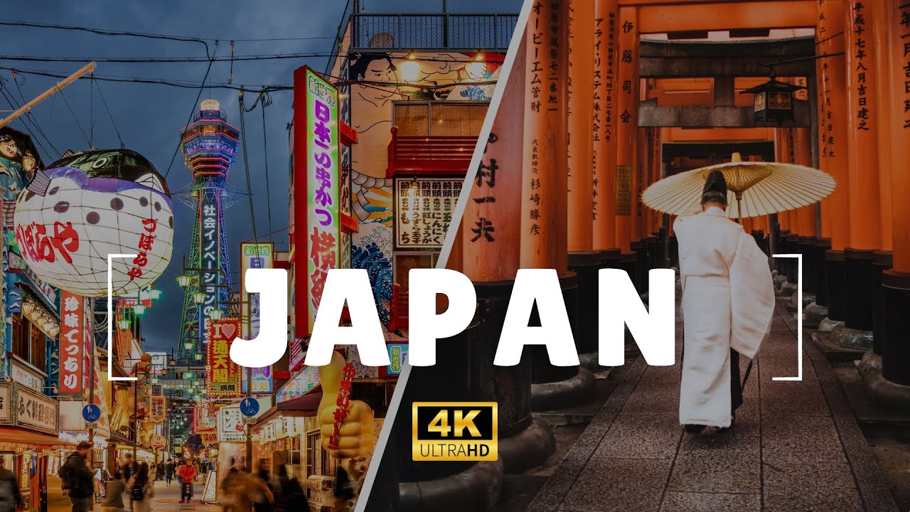 JAPAN 4K - The most BEAUTIFUL & AMAZING views with relaxing music - YouTube
