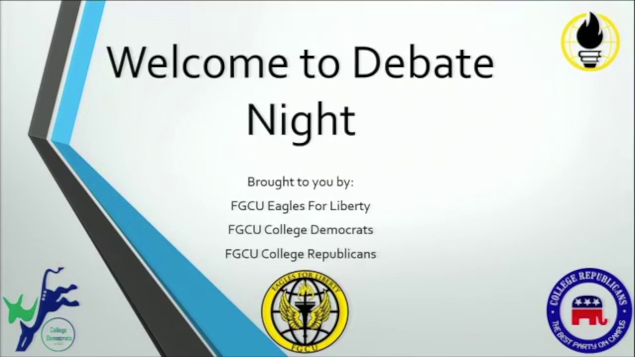 Libertarian vs Progressive vs Conservative Debate - Florida Gulf Coast ...