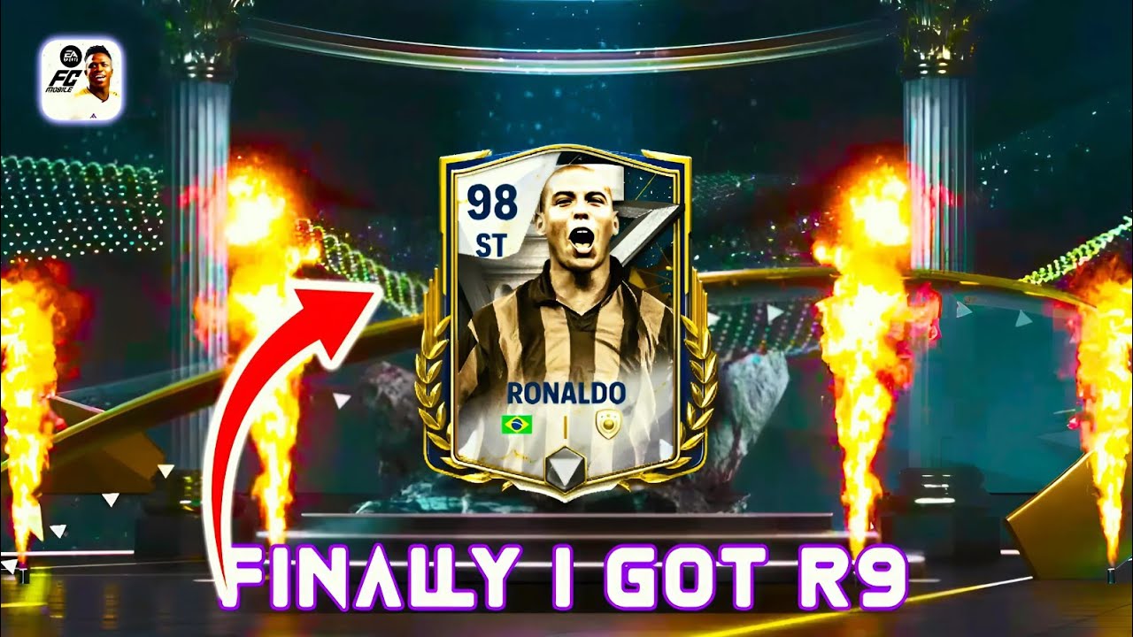 Finally I Packed { Hall of Legends 98 } R9 🥵 FC Mobile 24 - YouTube
