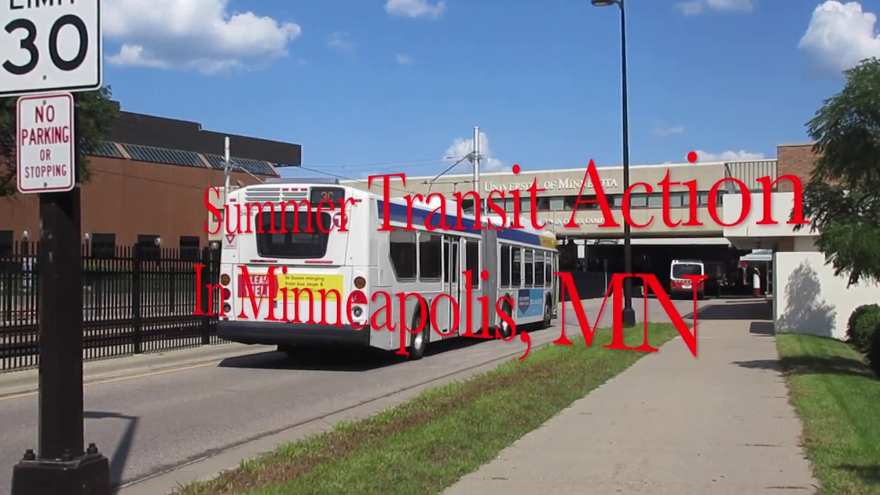 Bus Action in Minneapolis, Minnesota - YouTube