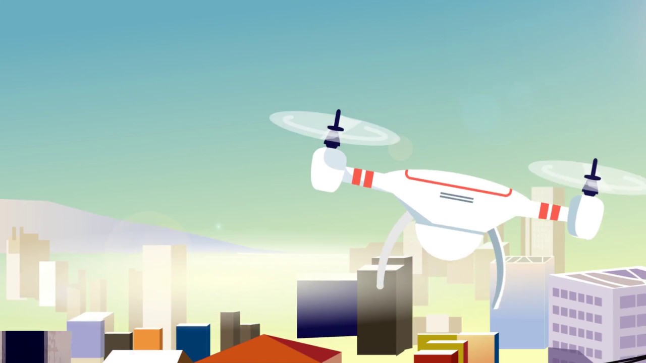 The power of Drones | Explainer video | Motion Graphics Video - YouTube