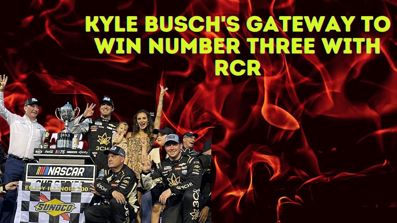 Lightning Strikes for Kyle Busch at World Wide Technology Raceway - YouTube
