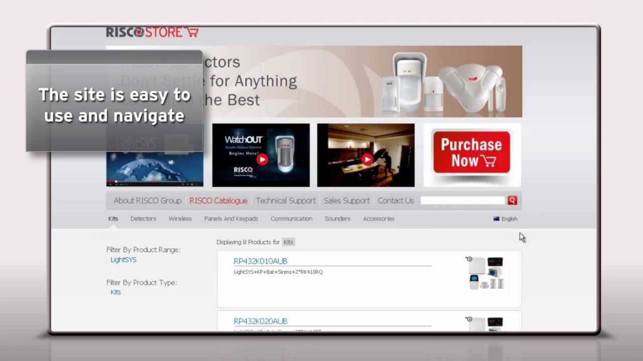 Buy RISCO Group's products online at RISCO STORE - YouTube