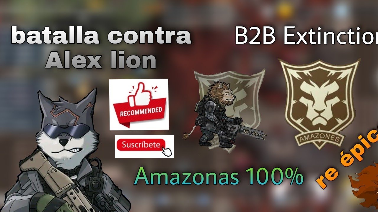 Venciendo a Alex lion en b2b Extinction - YouTube