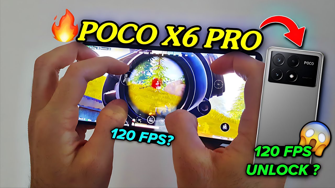 POCO X6 PRO 120 FPS PUBG TEST 🔥 FULL GRAPHIC 5 FİNGER + FULL GYROSCOPE ...