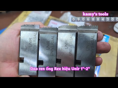 Gửi hàng dao tiện ren ống Rex hiệu Unir và Sara 1"-2" cho khách ở Tây Ninh - YouTube