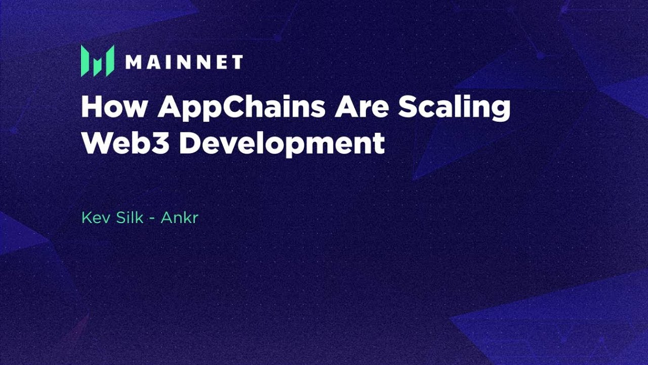 How AppChains Are Scaling Web3 Development - Messari Mainnet 2022 - YouTube
