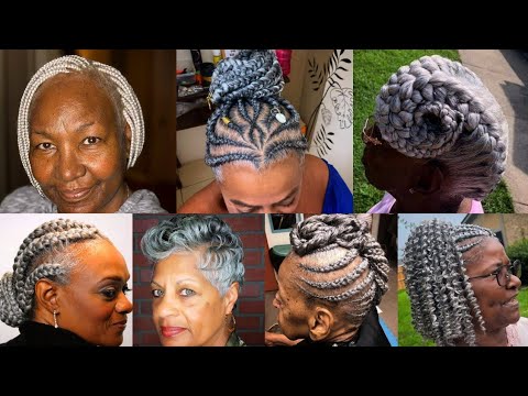 💖Ageless Beauty Braids For Older Black Women Over 50 | Amazing Braids ...