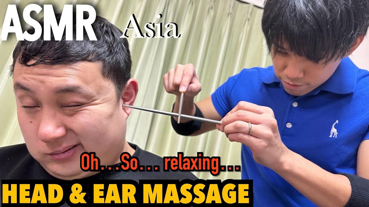 【ASMR】Head & Ear Massage with Fire and Chapstick 🇯🇵🔥 - YouTube