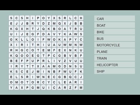 vehicles puzzle - YouTube