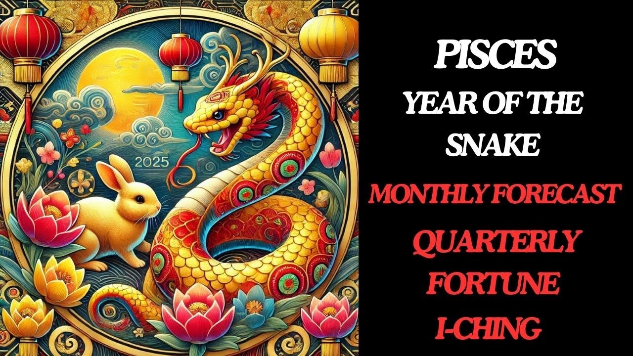 PISCES ♓YEAR OF THE SNAKE 🧧🐍 MONTHLY FORECAST, QUARTERLY FORTUNES & I ...