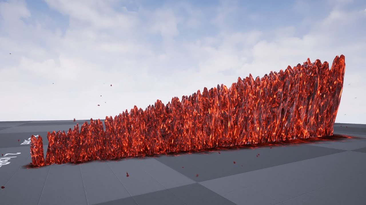 UE4 Niagara Ice and Crystal Attack - YouTube