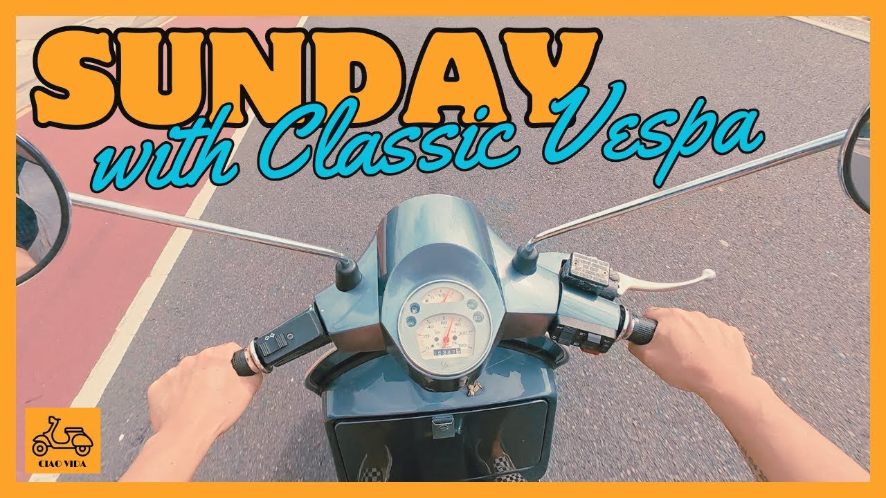 Sunday with Classic Vespa - YouTube