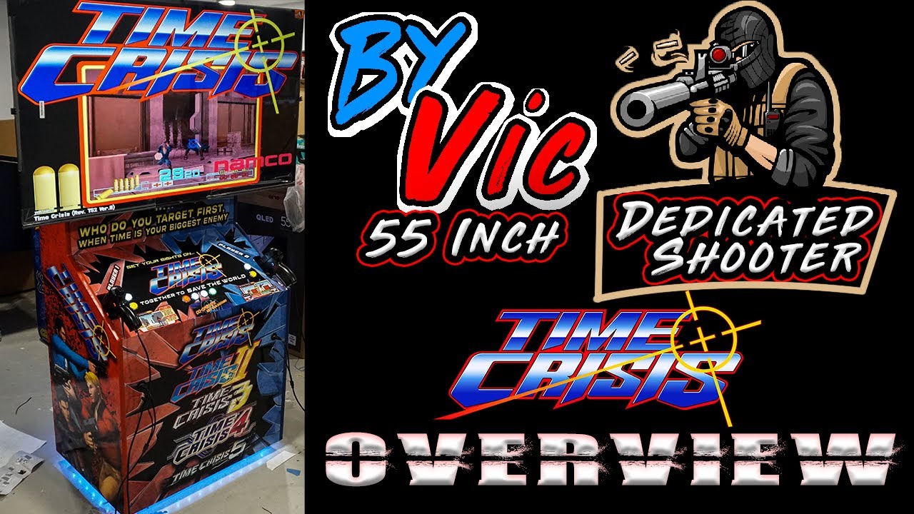 ByVic 55 Inch Dedicated Shooter Arcade - Time Crisis - Overview - YouTube