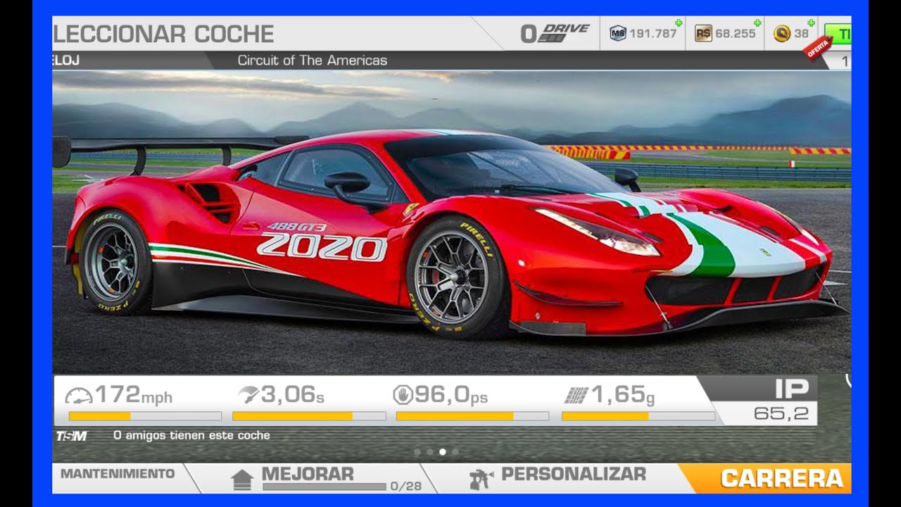 Real Racing 3 || FERRARI 488 GT3 TOP SPEED || GAMEPLAY - YouTube