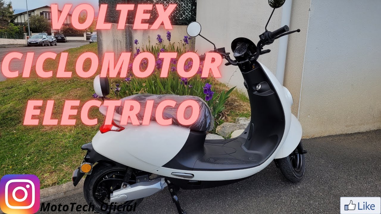 Ciclomotor eléctrico VOLTEX | LVNENG S3 primera vez moto eléctrica ...