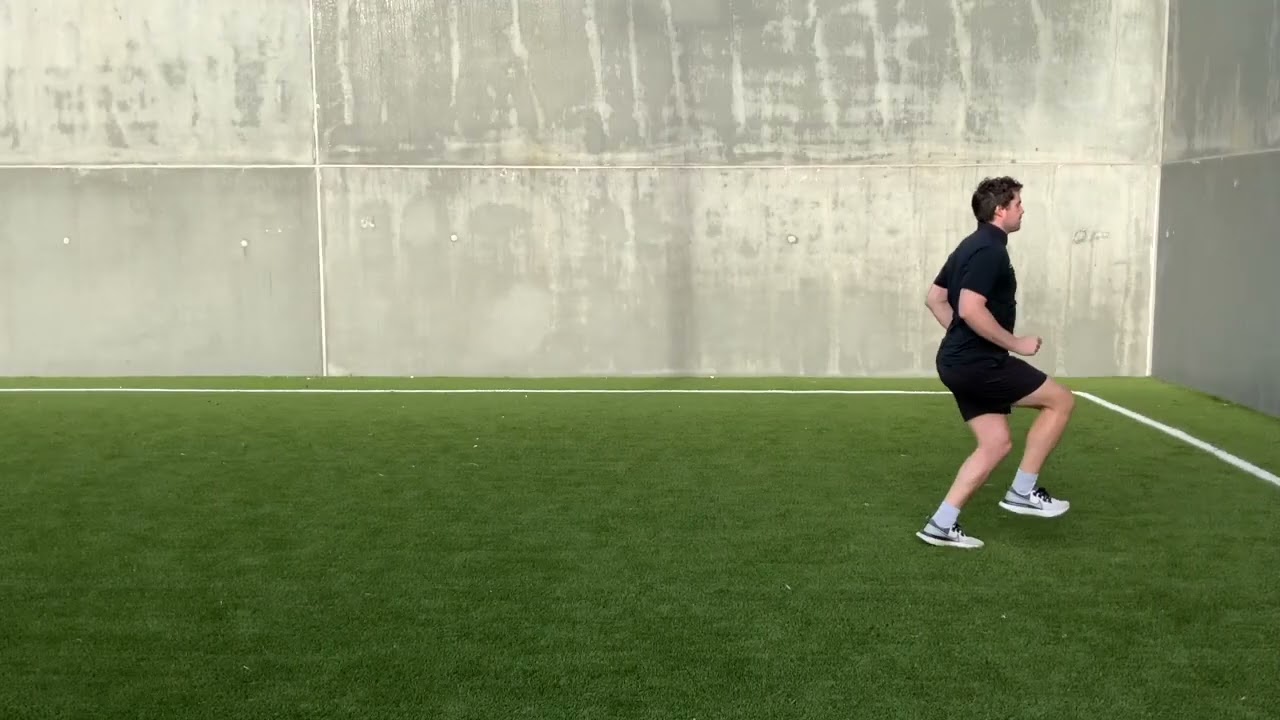 Single Leg Hop Backward Continuous - YouTube