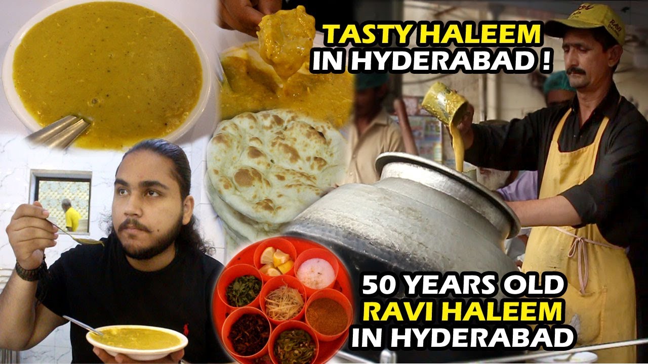 Most Tasty and Famous Haleem | Hyderabad Food Vlog | Street Food PK ...