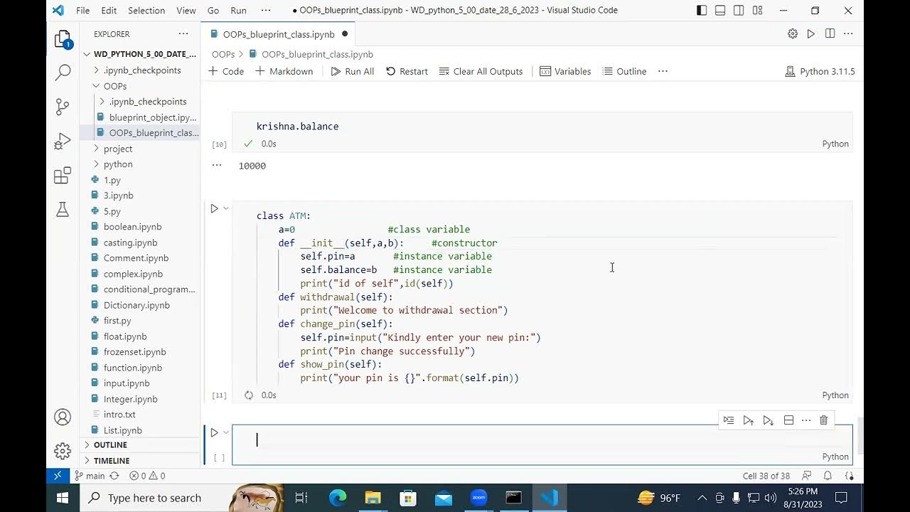 Python Object Oriented Programming Class Object Encapsulation Part 1 0123