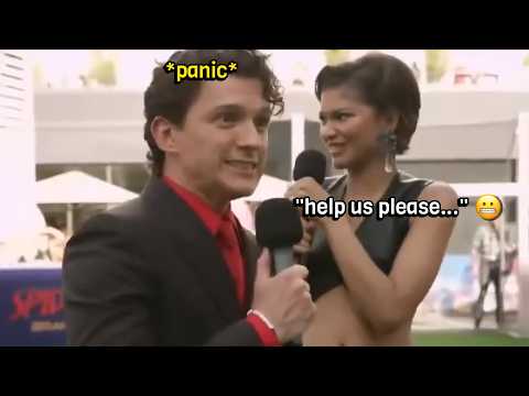 The Most Awkward Tom Holland and Zendaya Interview EVER