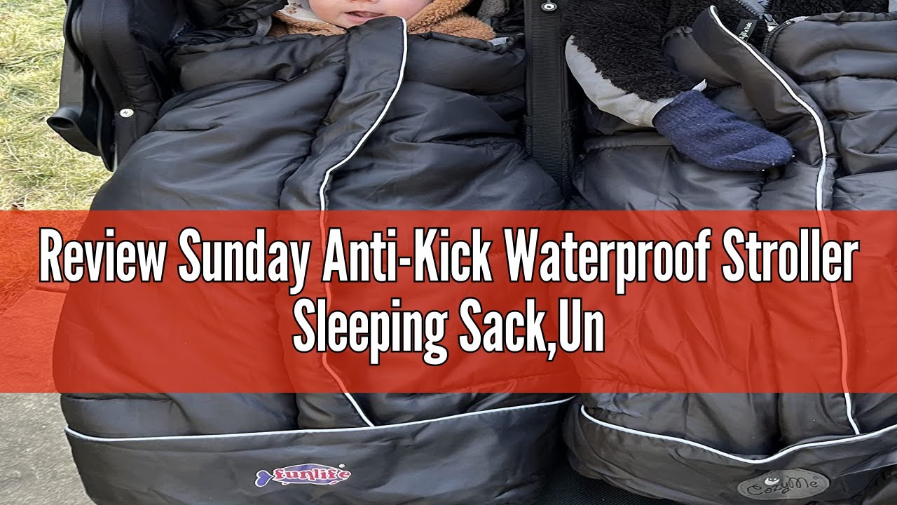 Review Sunday Anti-Kick Waterproof Stroller Sleeping Sack,Universal ...