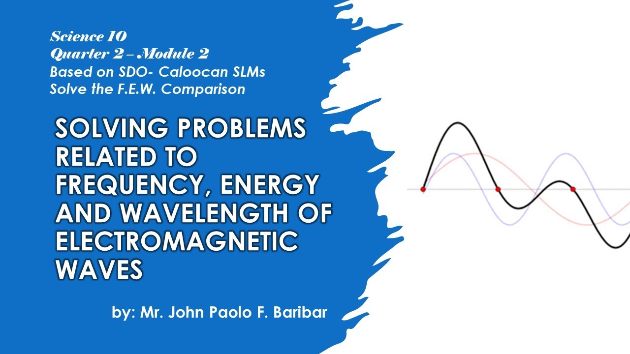 SOLVING PROBLEMS RELATED TO FREQUENCY, ENERGY AND WAVELENGTH OF ...
