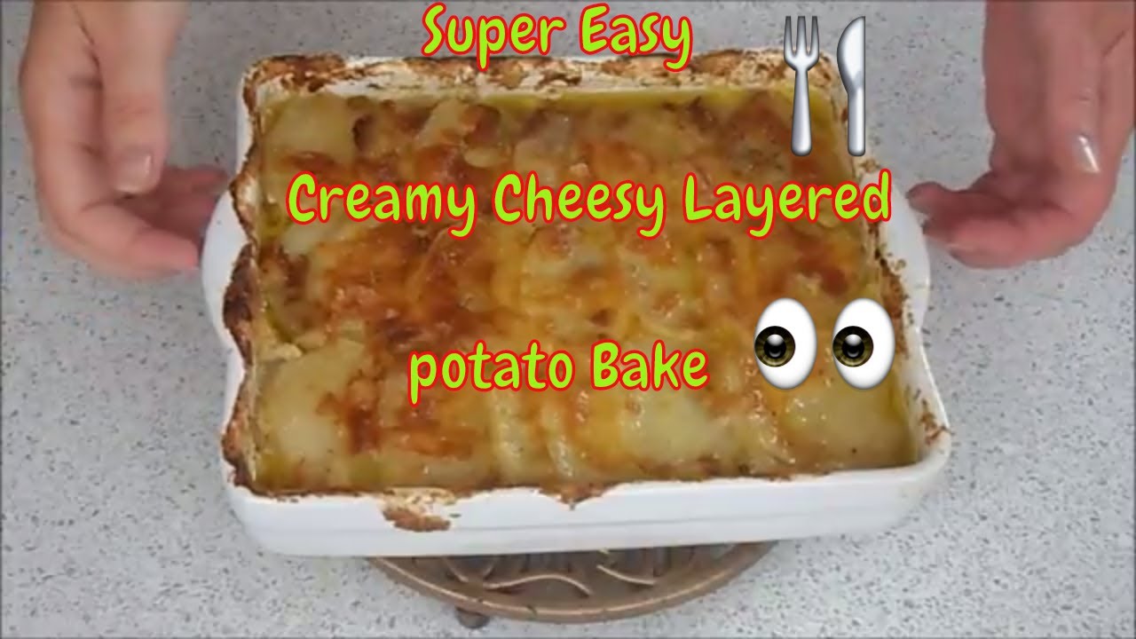 Potato cheese bake - YouTube