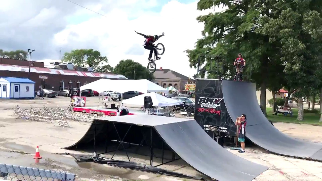 BMX Pros Street Trick Team With Slow Mo Video - YouTube